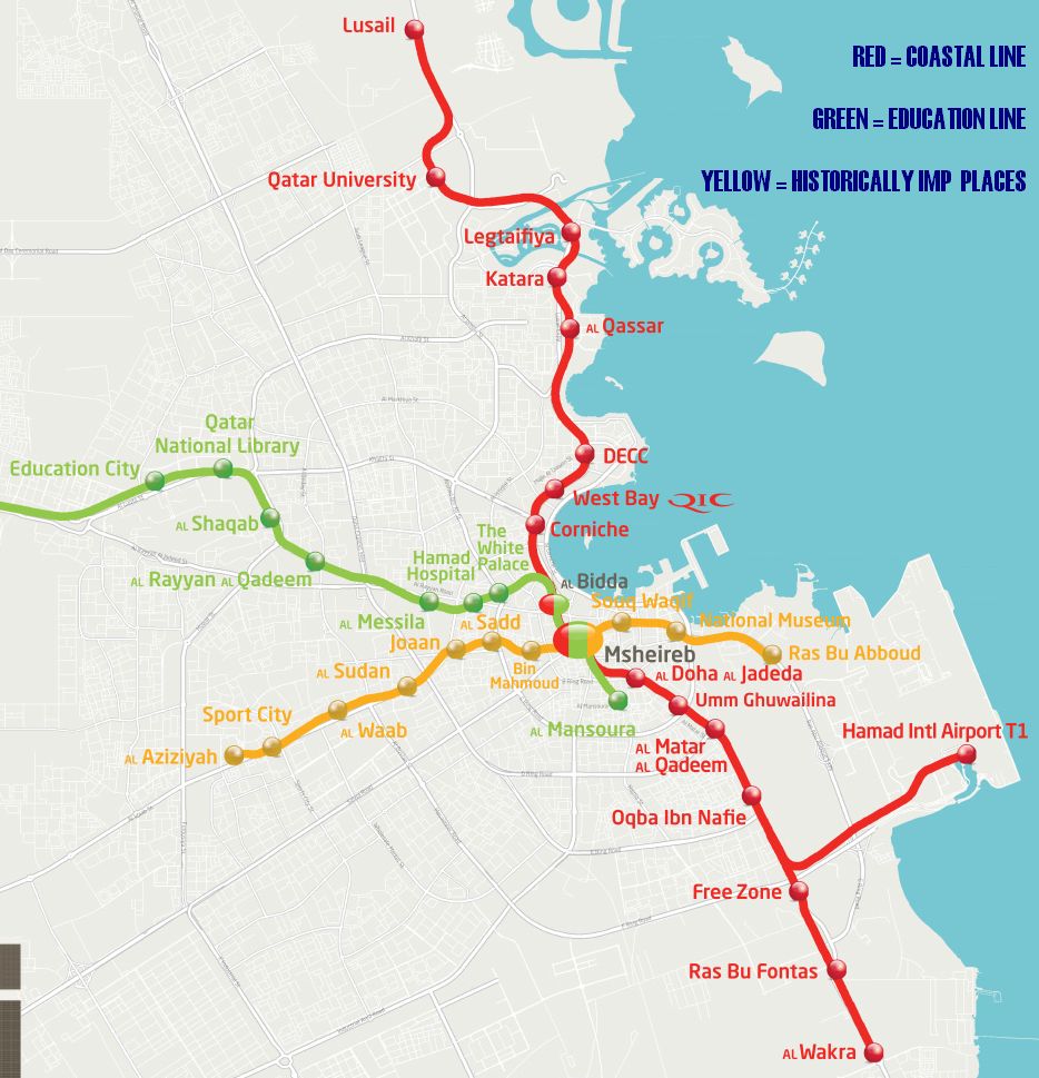 Qatar Metro Map – Doha Metro Map | PlugInCaroo… Karo plugin… abhi ...